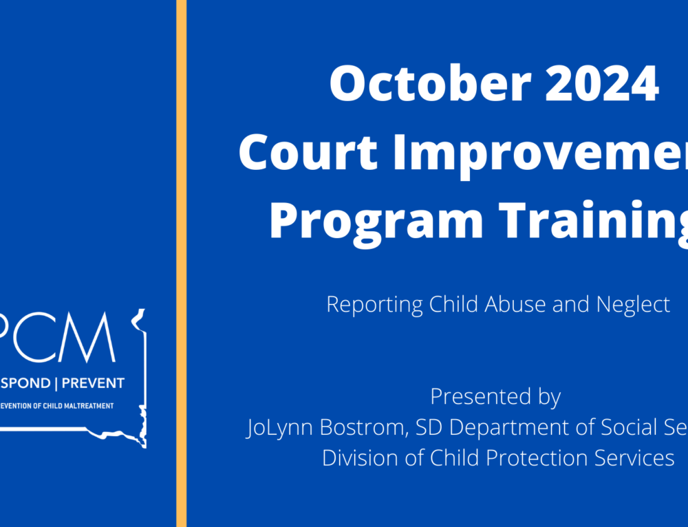 Recognizing & Reporting Child Maltreatment - CPCM